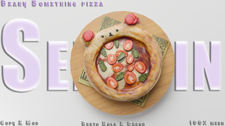 Second Life Marketplace - Seducin Eats - Beary Something Pizza